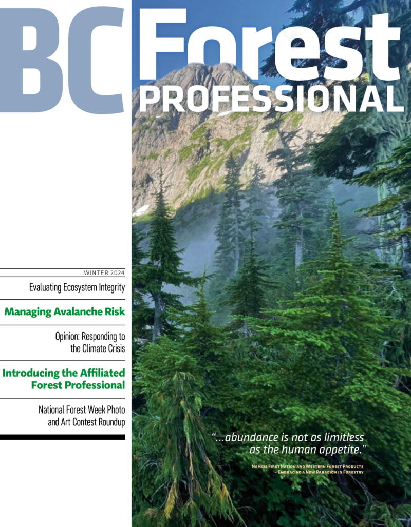 Back Issues of BC Forest Professional - Forest Professionals BC